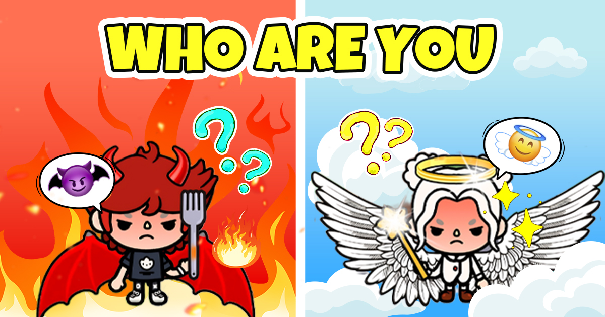 😈😇Are You a Demon or Angel in Toca Life World? - Vigoo