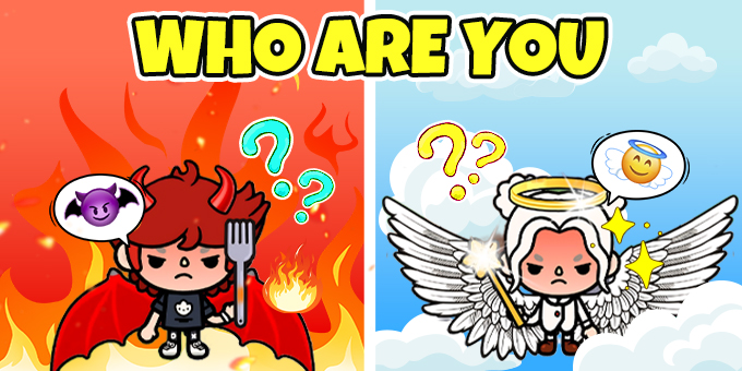😈😇Are You a Demon or Angel in Toca Life World? - Vigoo
