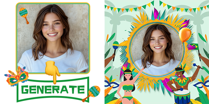 Brazilian Bash: Frame Your Festive Self in Carnival Bliss - Vigoo