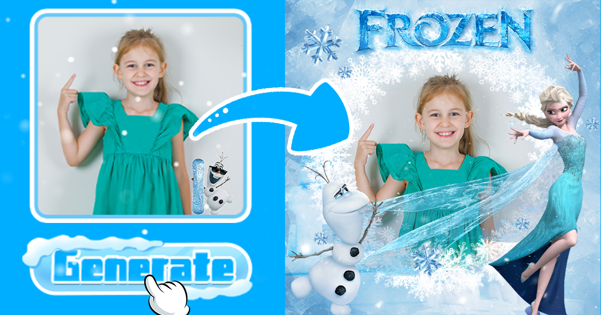 Elsa's Enchanting Ice Kingdom Frame Extravaganza - Vigoo