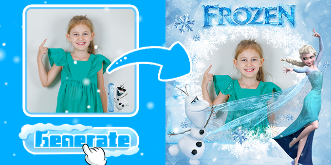 Elsa's Enchanting Ice Kingdom Frame Extravaganza - Vigoo