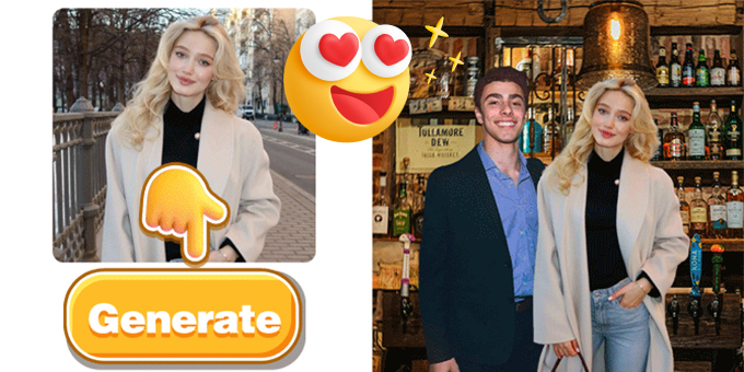 Fun AI photo frame: Look who we met! - Vigoo