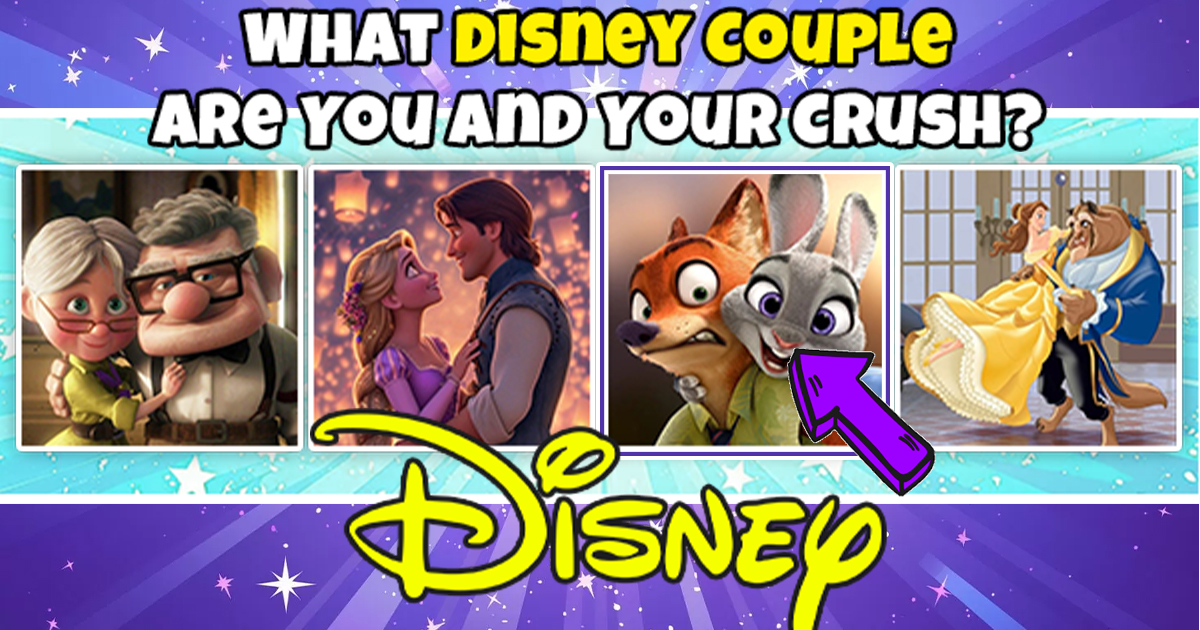 🏰What Disney Couple Are You and Your Crush?💑 - Vigoo