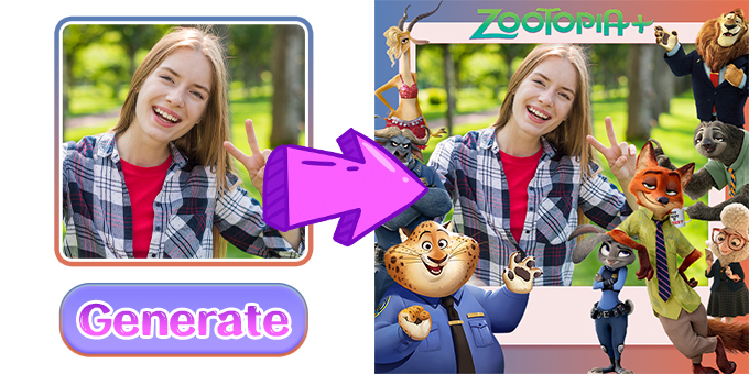 Zootopia's Wild & Wacky City Adventure Frame - Vigoo